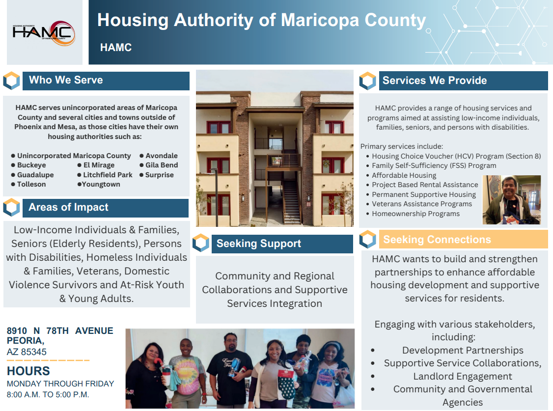 Housing Authority of Maricopa County – 2025 Poster Session