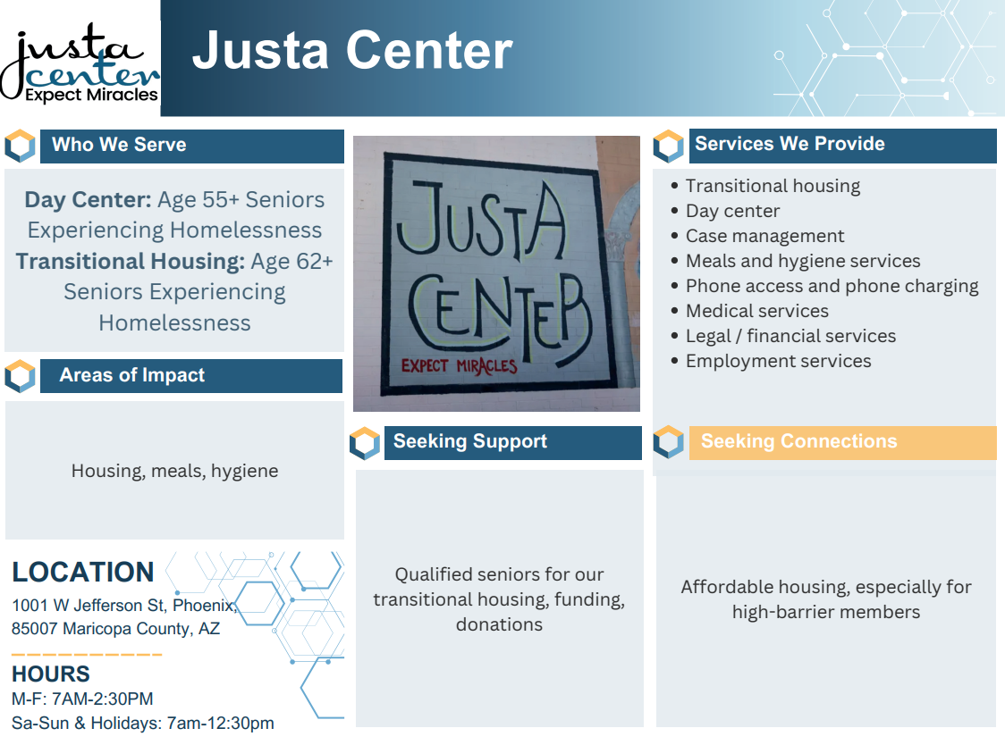 Justa Center – 2025 Poster Session
